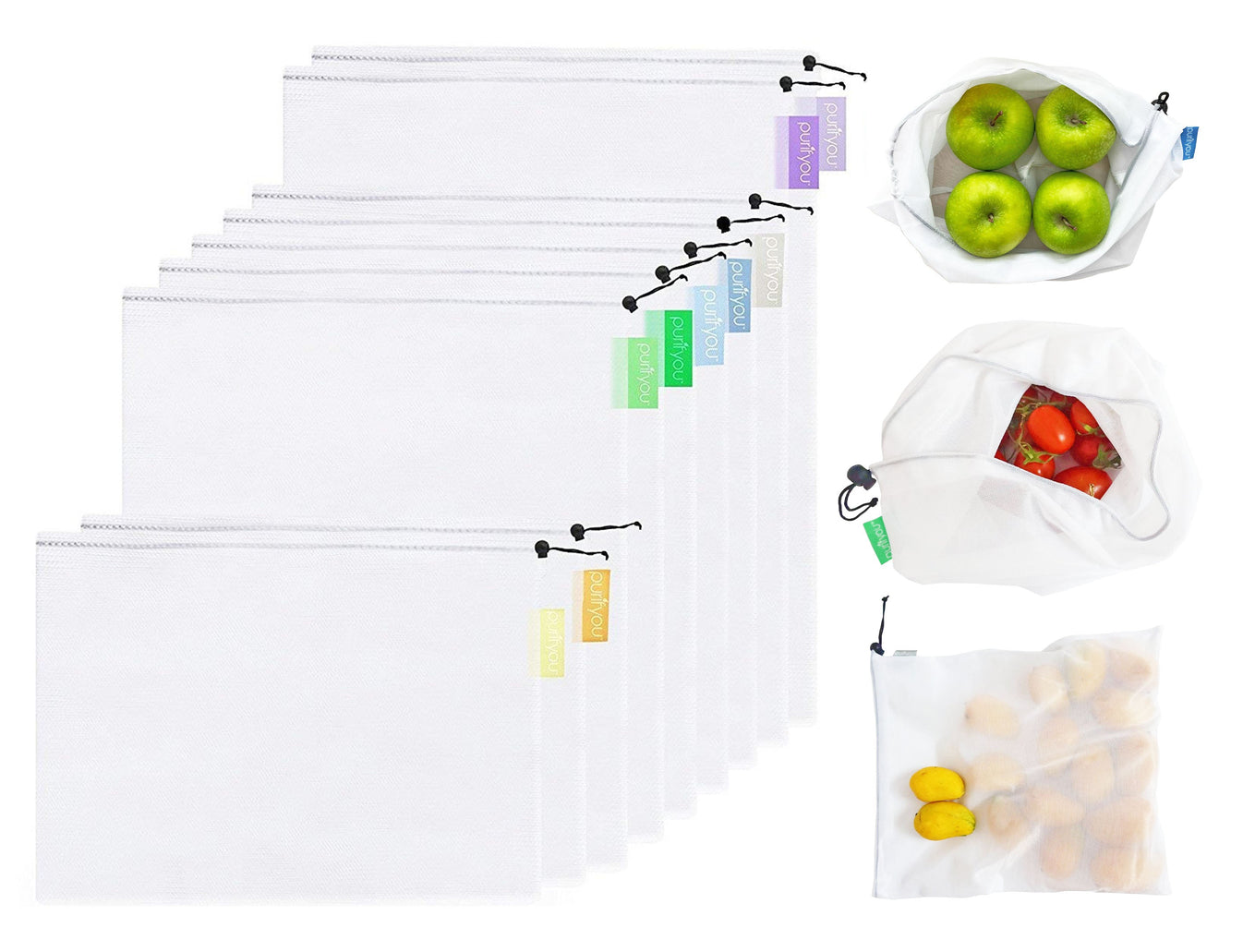 Poly Mesh Bags (Sold per set) – Purifyou